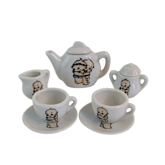 Unbranded | Accents | Vintage Pudgie Miniature Toy China Tea Set Japan ...